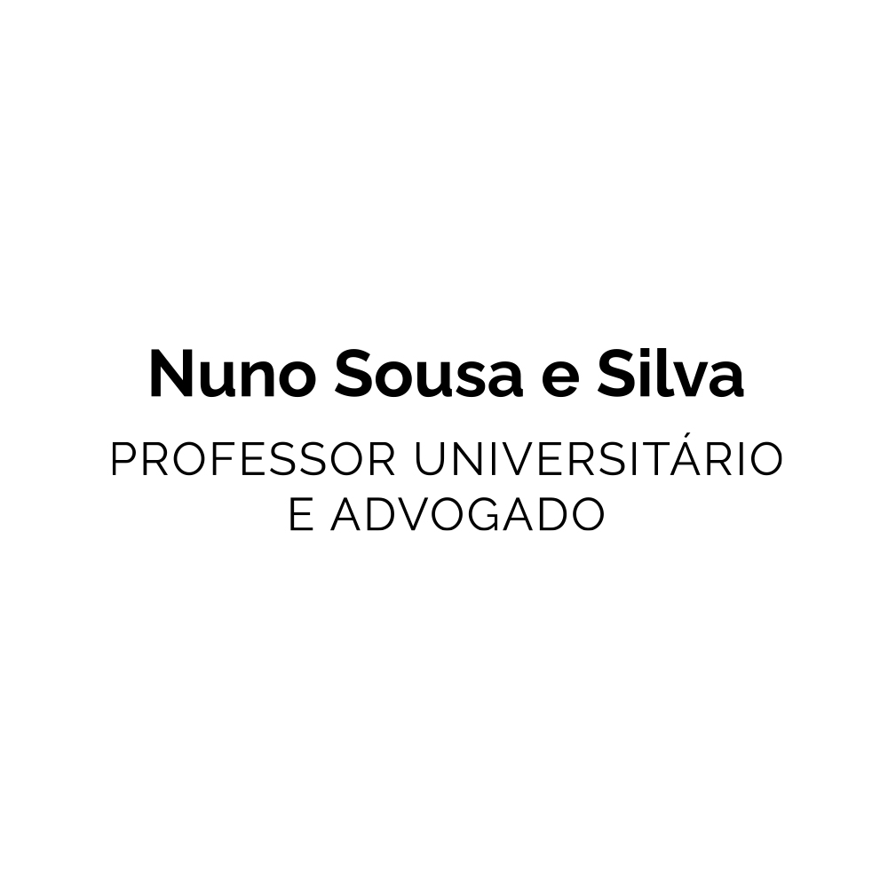 Nuno Sousa e Silva - Professor Universitário e Advogado